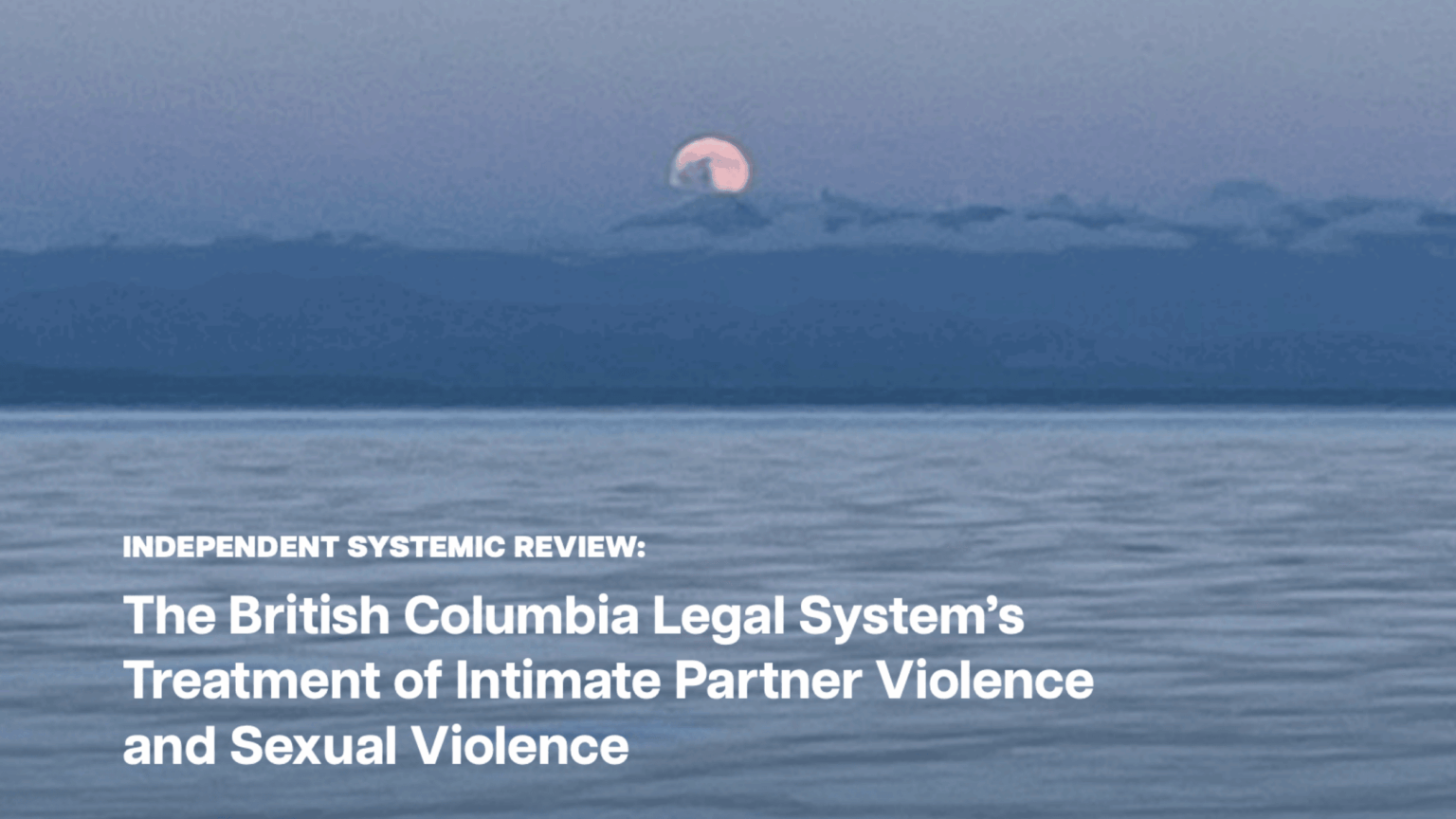 EVA BC welcomes Dr. Kim Stanton’s review of BC’s legal system’s ...